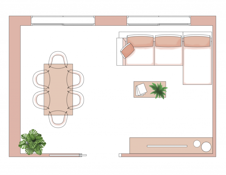 Cómo distribuir un salón-comedor según la forma del espacio