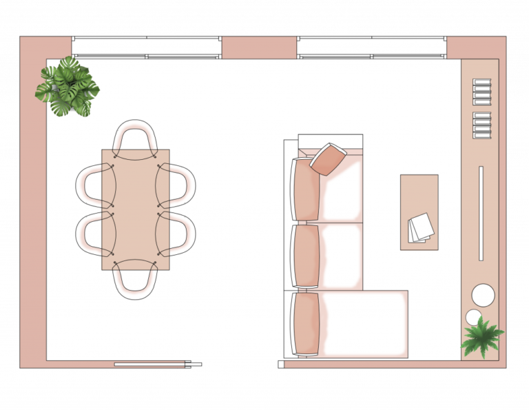 Cómo distribuir un salón-comedor según la forma del espacio