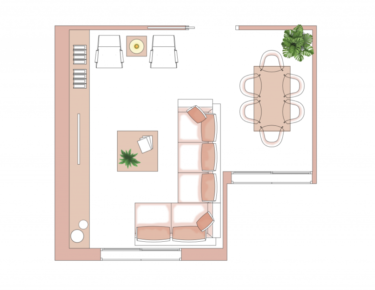 Cómo distribuir un salón-comedor según la forma del espacio