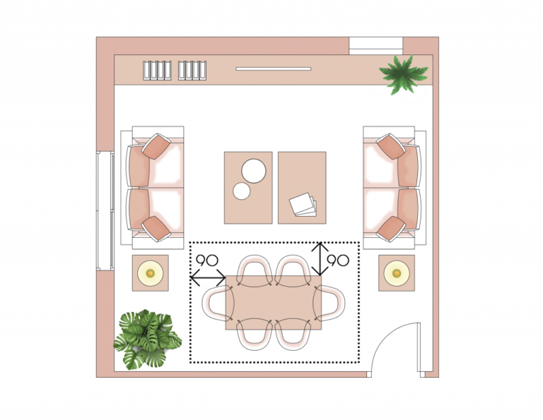 Cómo distribuir un salón-comedor según la forma del espacio